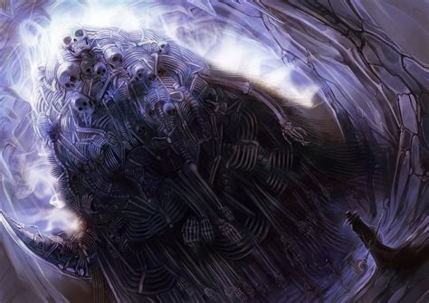 Gravelord Nito And Witch Beatrice Dark Souls And 1 More Drawn By