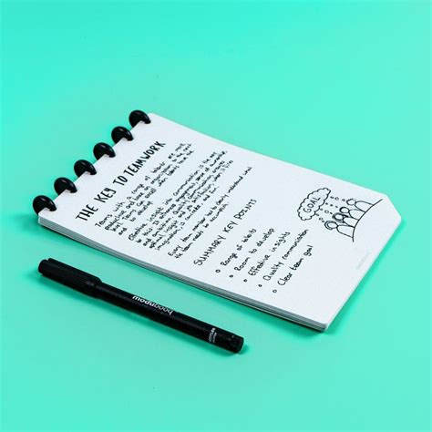 Modubooq Essential Modular Reusable Smart Notebook A5 PATboard