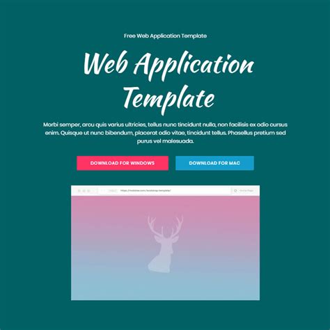 Free HTML Bootstrap Footer Template
