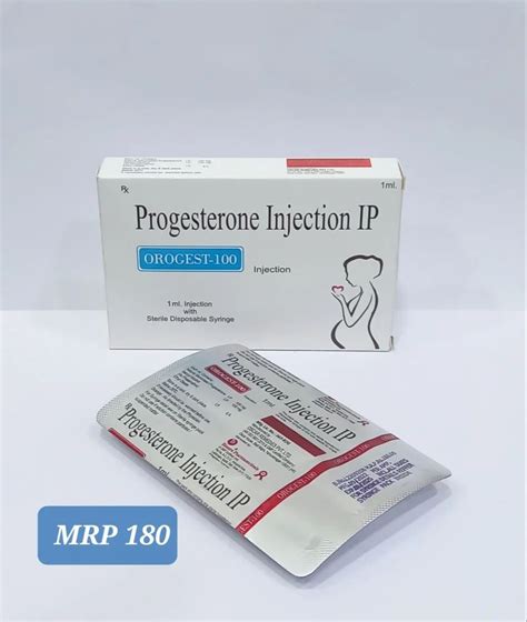 Progesterone Injection Ip 1ml At ₹ 180 Box Manimajra Id 2850227947362