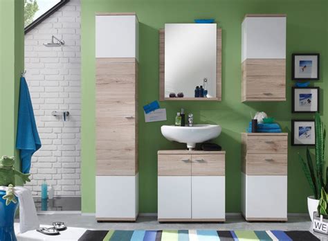 Badezimmer Set Eiche San Remo Hell Newfurn