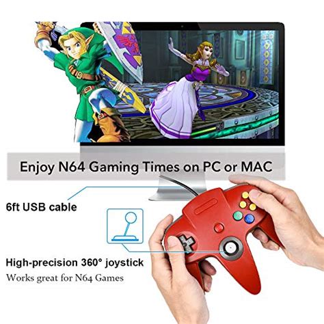 Controlador Usb Clásico Retro Para Juegos N64 Kiwitatá N64 Bit