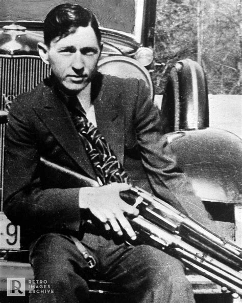 Retro Images Archive Clyde Barrow And His Partner Bonnie Parker Were