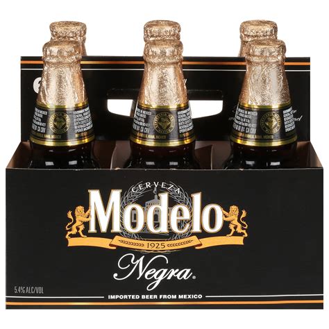 Modelo Negra Beer 6 12 Fl Oz Bottles Champagnes Marche