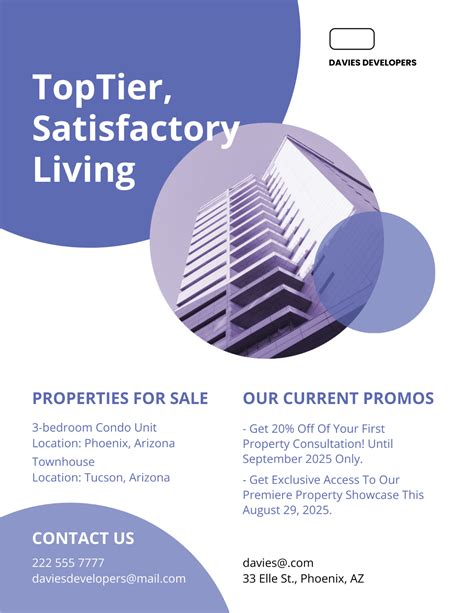 Free Apartment Condo Development Flyer Template To Edit Online