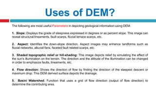 Digital Elevation Model DEM PPTX D Graphics Computer Software And Applications