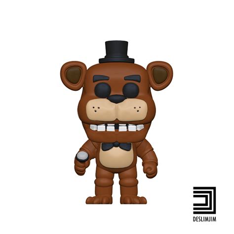 3d File Five Nights At Freddy Fnaf Funko Pop Toyart 🗝️ ・3d Printable