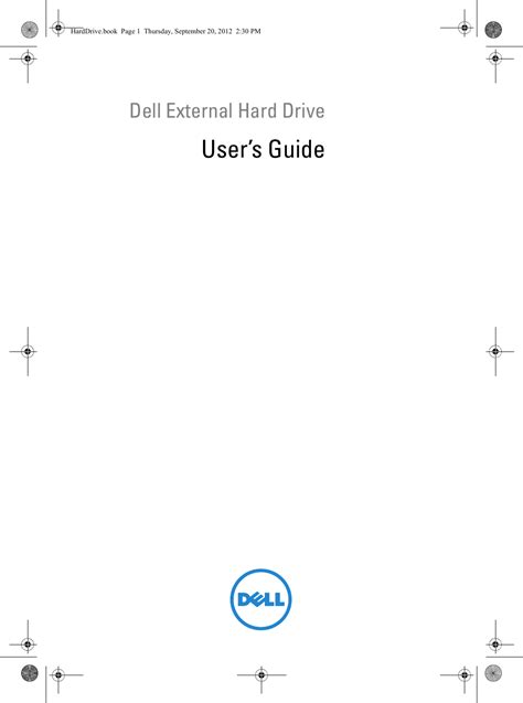 Dell Pda 500b External Hard Drive Users Guide User Manual Users En Us