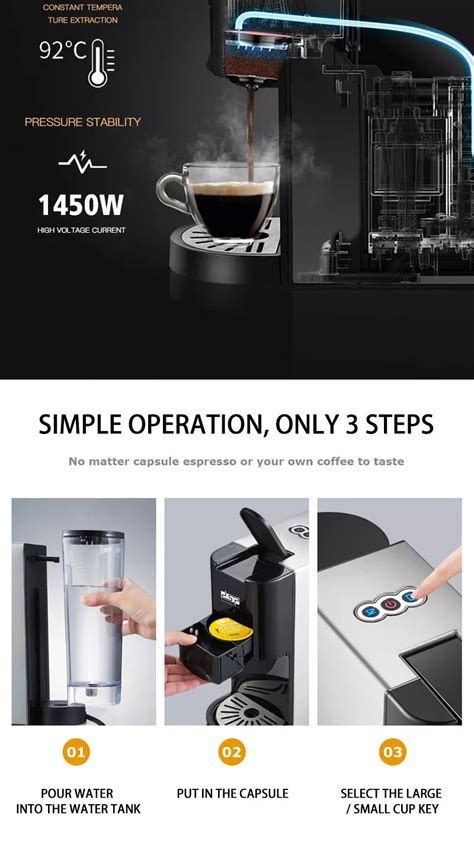 Dsp 3 In 1 Coffee Machine Capsule Maker Dsp Eg