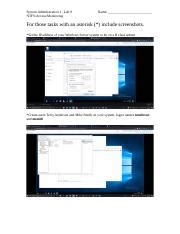 Lab NTFS Sharing Doc System Administration I Lab NTFS Access Monitoring Name For Those