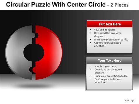 Circular Puzzle With And Powerpoint Presentation Slides Db PowerPoint Presentation