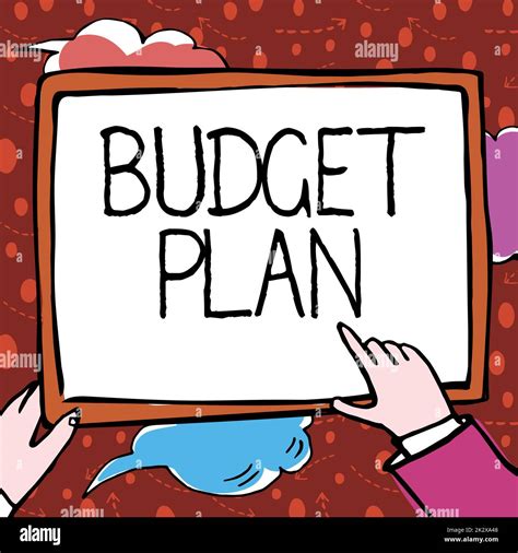Hand Writing Sign Budget Plan Word For Financial Schedule For A