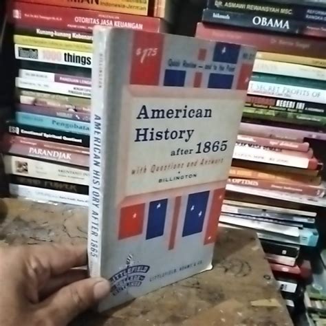 Jual Buku Import American History After 1865 By Billington Shopee