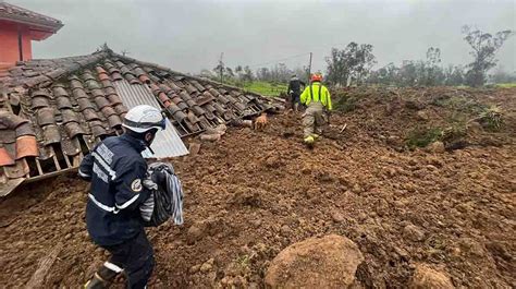 Familias damnificadas y viviendas destruidas por deslizamiento en Girón El Comercio
