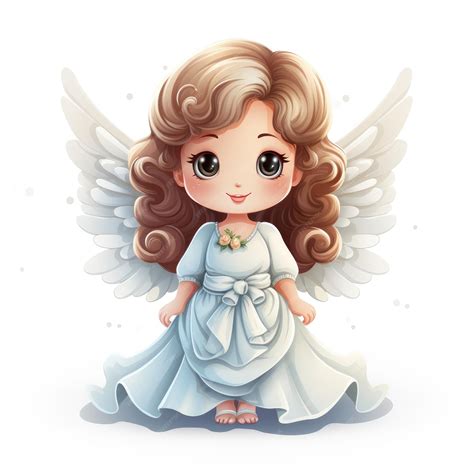 Premium Photo Heavenly Cutie A Whimsical Vector Illustration Of A