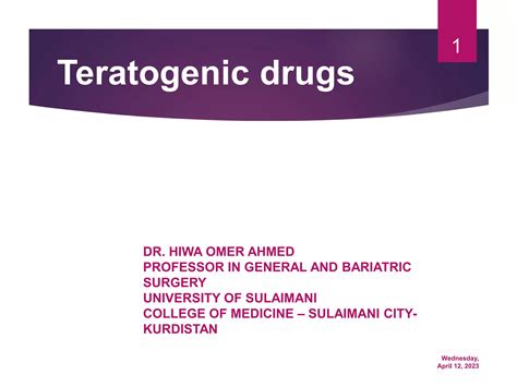 Teratogenic Drugsppt