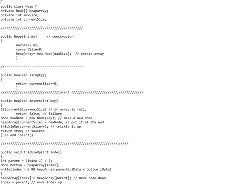 Solved Heap Treeszip Startup Code From The Lms And Import