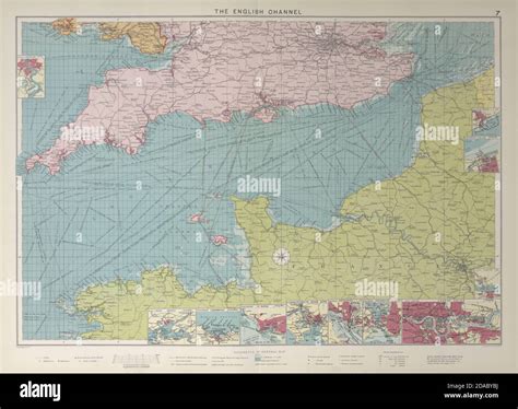 Old Map Of The English Channel Hi Res Stock Photography And Images Alamy