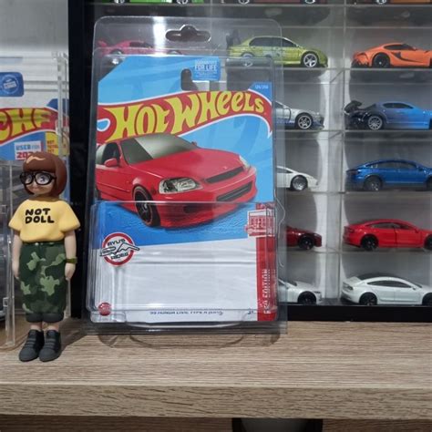 Jual Custom Card 99 Honda Civic Type R Ek9 Red Edition Hot Wheels