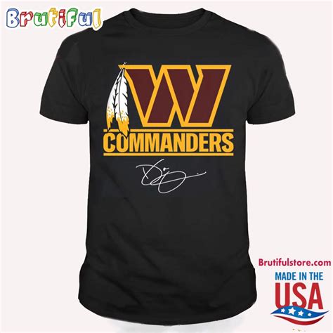 Coach Dan Quinn Washington Commanders Signature T Shirt