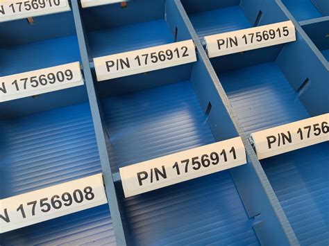 Divider Label And Barcode Holders Flexcon