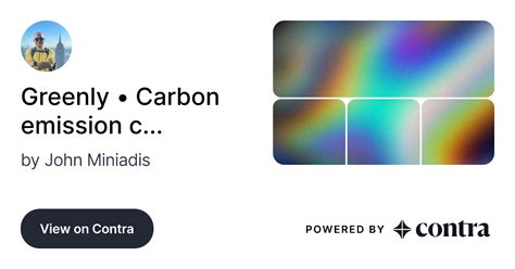 Greenly • Carbon Emission Calculator By John Miniadis