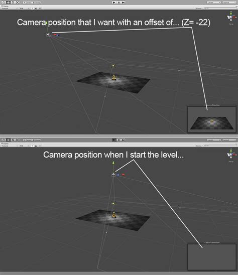 camera offset unity engine unity discussions