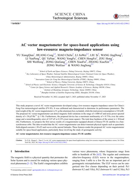 Pdf Ac Vector Magnetometer For Space Based Applications Using Low Resource Magneto Impedance