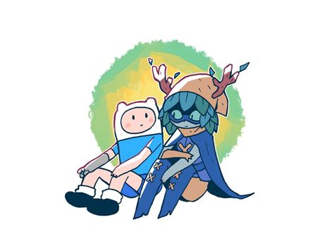 Finn The Human And Huntress Wizard Adventure Time Drawn By Rariatto