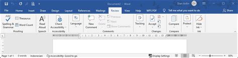 Fungsi Menu Review Pada Microsoft Word Terbaru Lengkap
