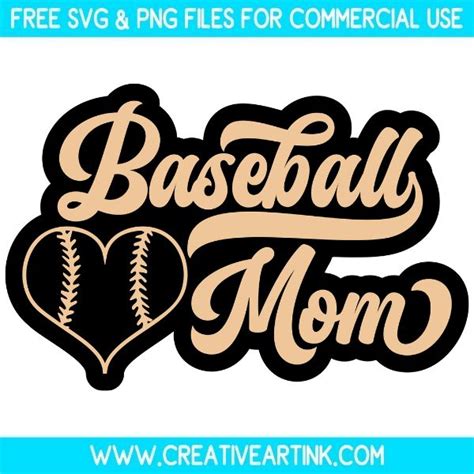 Baseball Mom Svg Free Svg Creativeartink