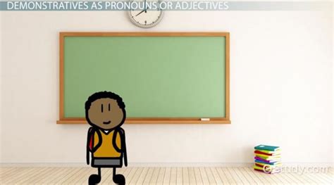 Demonstrative Pronouns Overview Examples Lesson Study Com