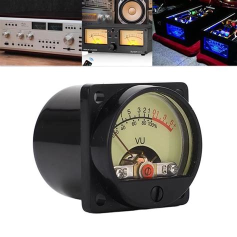 MOO Compteur Audio Vu En Tête De Vu Mètre Cadran De Pointeur Panneau D Amplificateur