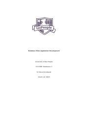 CS 3306 Unit 7 Assignment Pdf Database Web Application Development
