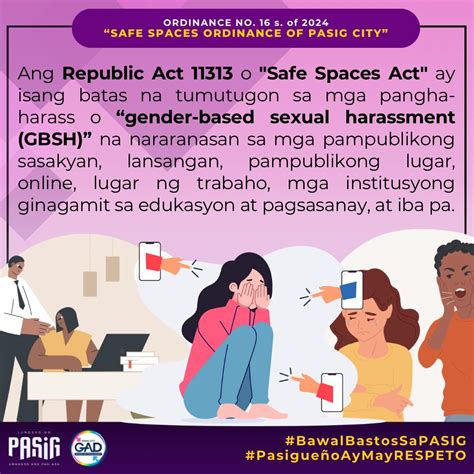Bawal Ang Bastos Sa Pasig Pasig City