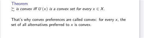 Solved Prove That Theorem≿ ﻿is Convex Iff Ux ﻿is A Convex