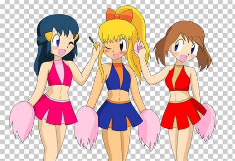 Drawing Pokémon Cheerleader Png Clipart Anime Brown Hair Cartoon Cheerleader Clothing Free