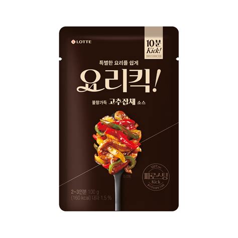 롯데웰푸드 푸드몰 10분 요리킥 고추잡채 100g