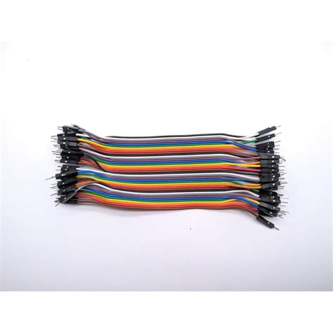 Jual Kabel Jumper Arduino 15cm Male To Male 40pin 40p Pelangi Rainbow