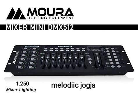Mixer Lighting Moura Dmx 512 Grosir Audio And Perlengkapan Sound System