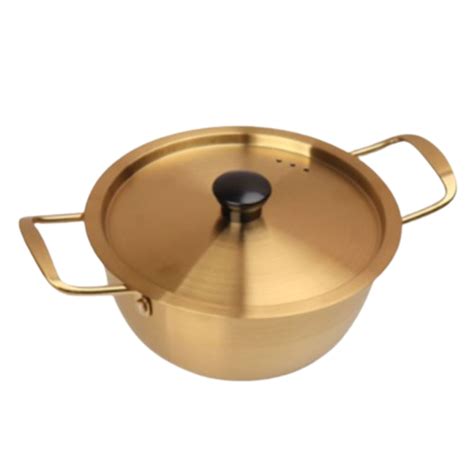 S급 리퍼 인덕션 프리미엄 양은 냄비 티타늄 전기도금 골드 황냄비 5호 3~4인용 리퍼브모아