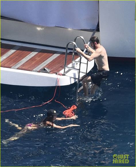 Andrew Garfield Showers Off On Yacht In Italy After Getting In A Swim