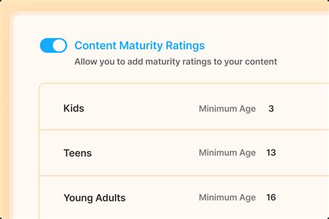 Enhance Viewer Protection With Content Maturity Ratings Muvi One