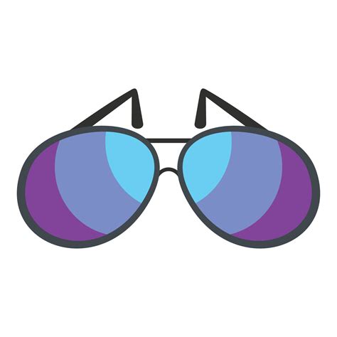 Sunglasses Icon Flat Style 14414210 Vector Art At Vecteezy