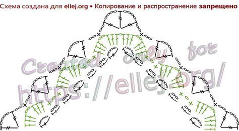 Ажурная квадратная кокетка для пляжной туники Схемы вязания крючком