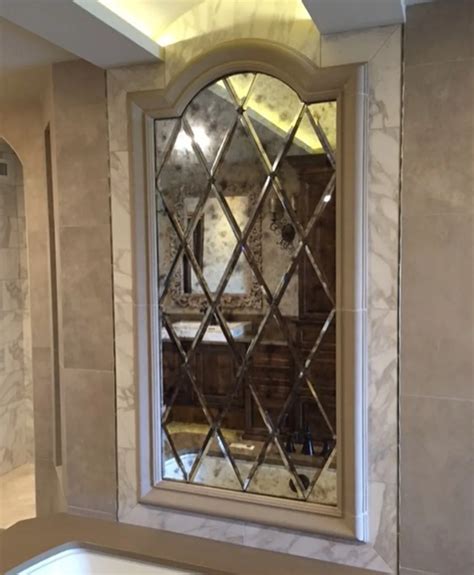 Luxury Beveled Mirror Tiles Decorationglass Art Mirrormosaic In
