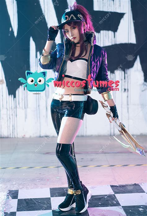 League Of Legends Kda Luminous Pop Star Girls Akali Reversible Jacket Cosplay Costume Cosplay Shop