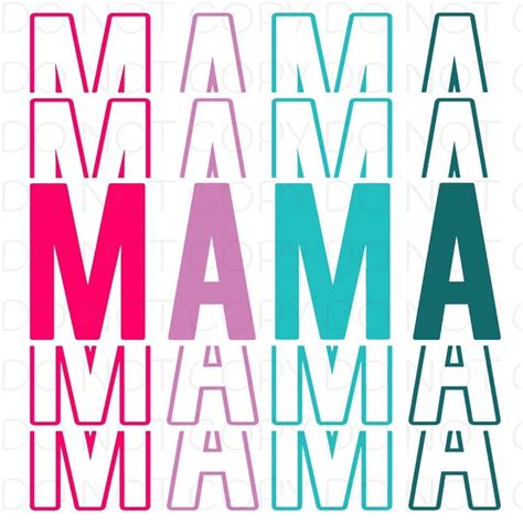Mama Repeated Transfer Sheet Pretty Lil Things Plt Wholesale