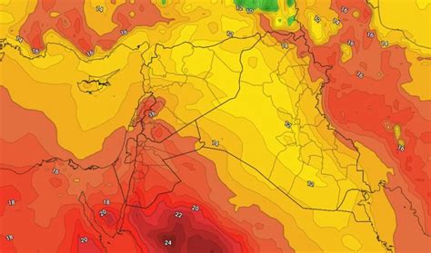 الأردن يزداد تأثر المملكة بالكتلة الهوائية الدافئة الأربعاء والخميس