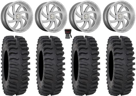 Msa Switch 18 Wheels Titanium 35 Xt400 Tires Sportsman Rzr Ranger